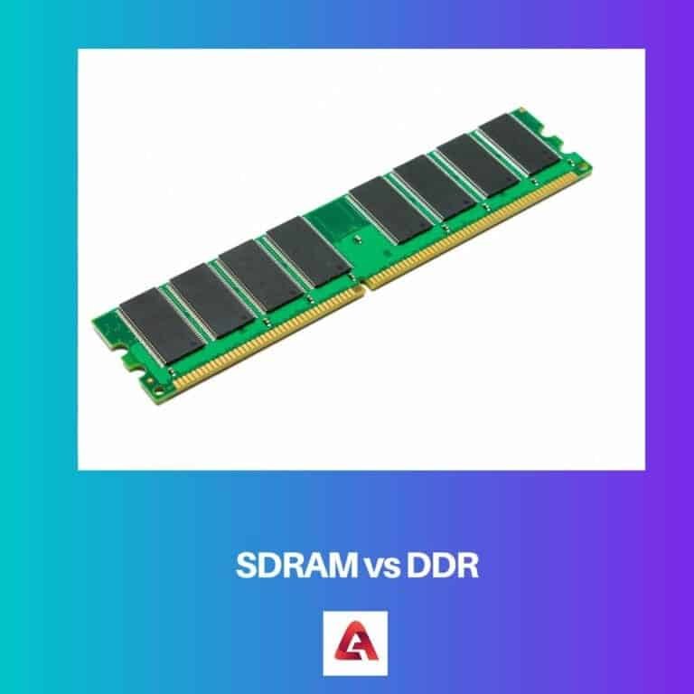 SDRAM vs DDR: Difference and Comparison